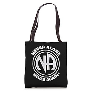 Narcotics Anonymous Logo Symbol 12 Step Recovery NA AA Tote Bag