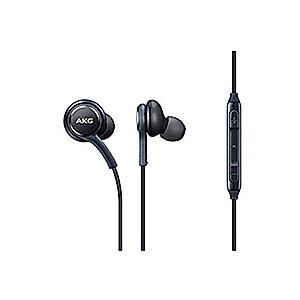 Samsung Stereo Headphones with Microphone for Galaxy S8, S9, S8 Plus, S9 Plus, Note 8 and Note 9 - Bulk Packaging - Titanium Grey