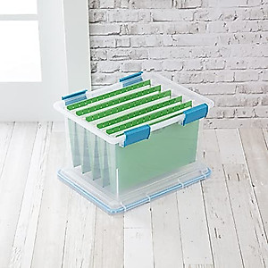 STERILITE 32Qt Clear Gasket Box 19334304 32Qt Clear Gasket Box (Pack of 4)