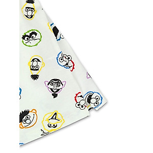 Isaac Mizrahi Loves Sesame Street Gang Elmo Baby Toddler Polo Collared Shirt (2T, White)