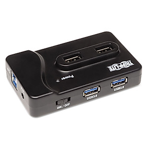 Tripp Lite U360412 6-Port USB 3.0 SuperSpeed Charging Hub, Black