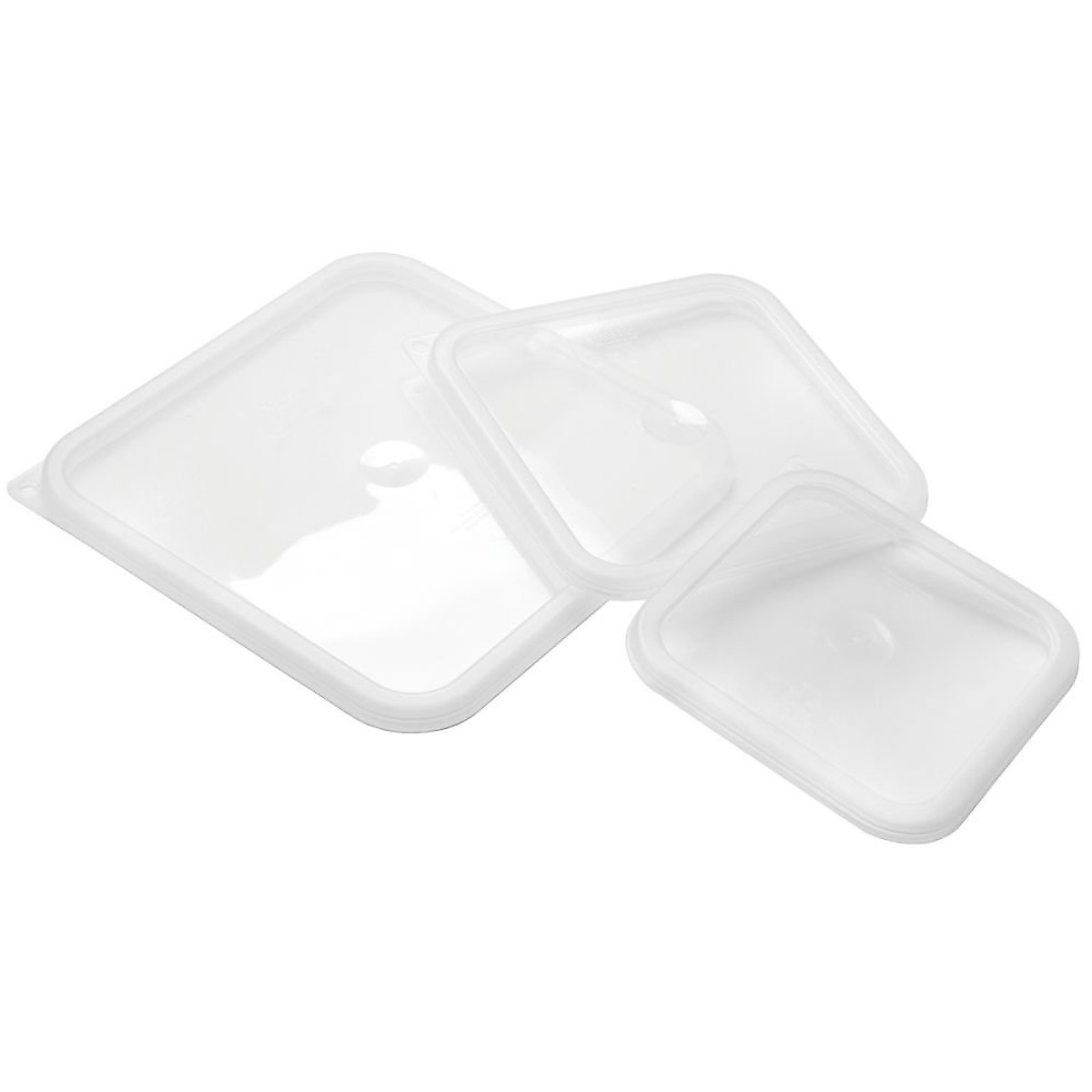 Cambro SFC2SCPP Cambro Square Seal Lid for 2 and 4 Qt. Capacity Clear Camwear Containers