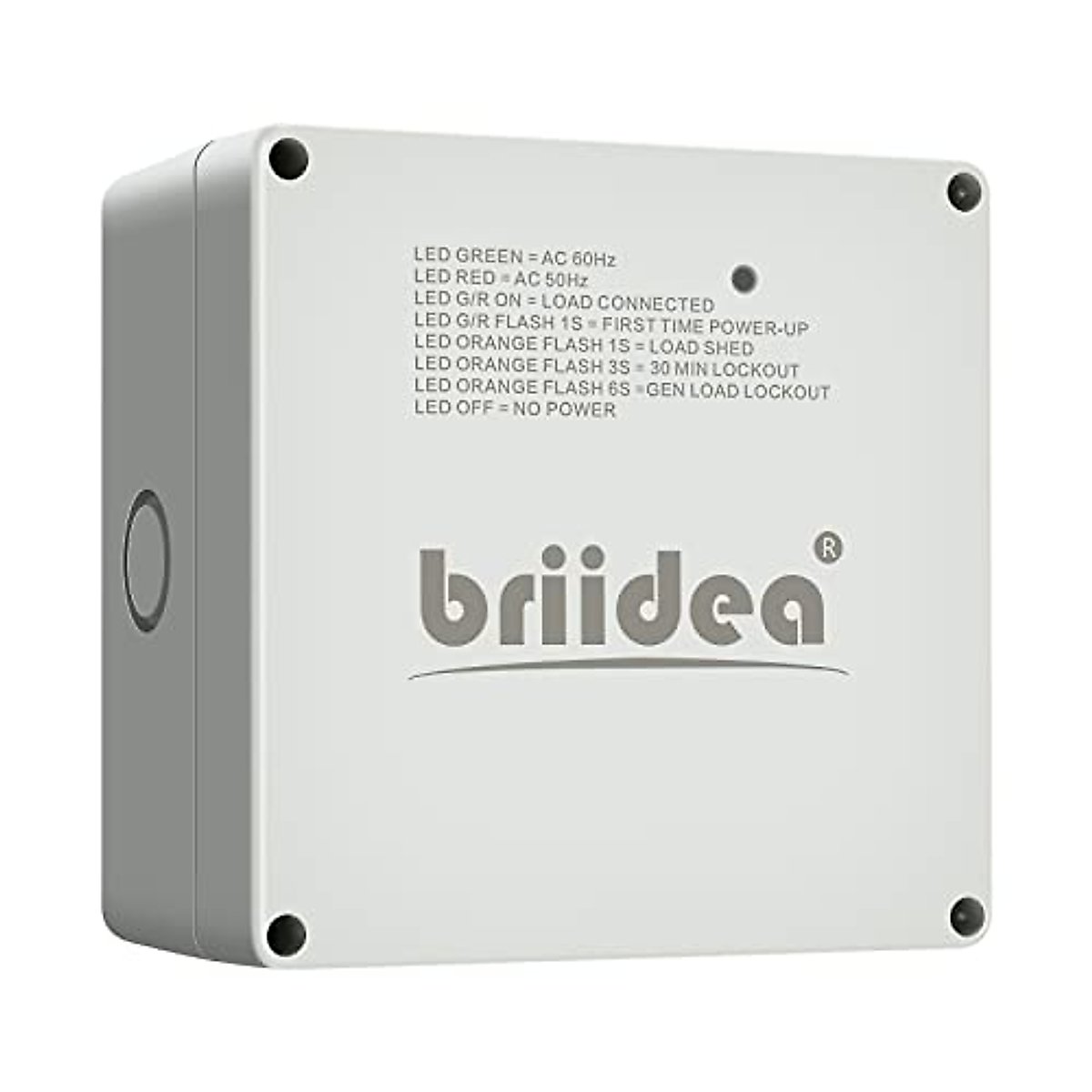 50 Amp Smart Management Module (SMM), Briidea Load Management Device to Protect Generator from Overload, Gray