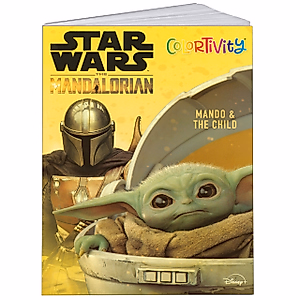 Star War Mandalorian & Baby Yoda Coloring & Activty Book Set - x2