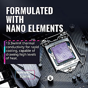 Cooler Master Thermal Pad 1.0 mm High Performance Thermal Pad, Conductivity W/m.k= 13.3m, Nano Elements Rapid Cooling, Double-Sided Adhesive for Electronics and Devices (TPX-NOPP-9010-R1)