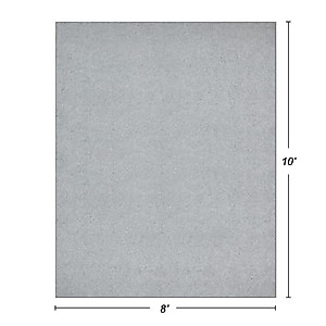 ITSOFT Ultra Premium Non Slip Felt Area Rug Pad, Thick Cushioned Gripper Pad for Hardwood Floors Under Carpet Protects Floors, 1/4" Thickness, 8 x 10 Feet