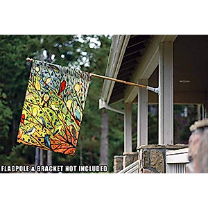 Toland Home Garden 109537 Tree Birds Spring Flag 28x40 Inch Double Sided Spring Garden Flag for Outdoor House summer Fall Flag Yard Decoration