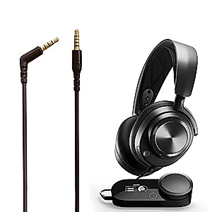 Junsi TRRS to TRRRS 3.5MM Main Headset Cable Compatible with SteelSeries Arctis Nova Pro Gaming Headset, GameDAC Gen 2-1.5m/4.92ft Audio Cord