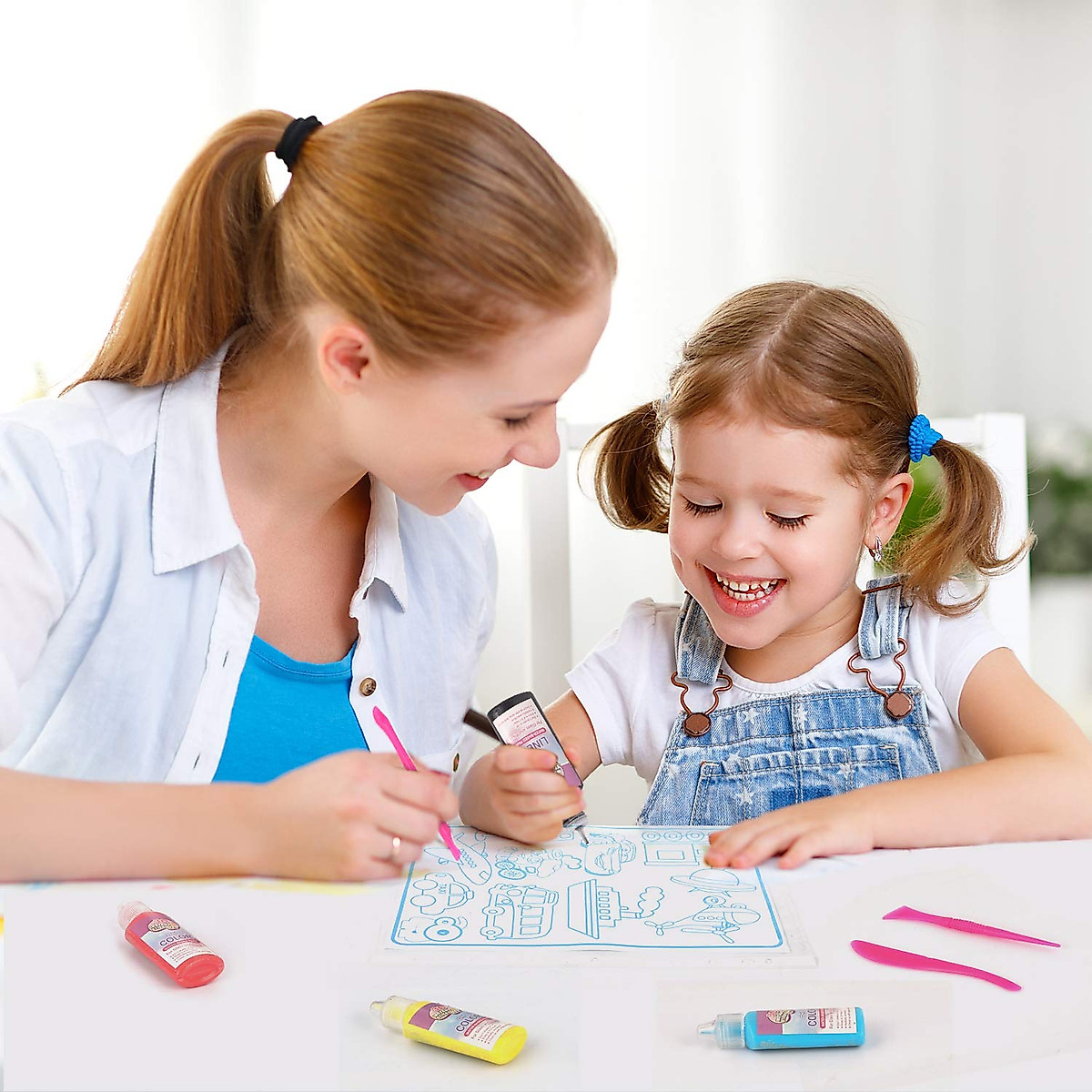 Koltose by Mash Sticky Suncatcher Art Craft Kit for Kids – Sun Catcher Window Art Craft Kit for Girls and Boys Ages 4 – 15, Over 100 Designs