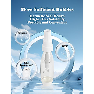 ZLXHDL Portable Soda Water Maker, 1000ml Household Soda Water Makers Carbonated Water Soda Streaming Machine for Home(CO2 Cartridges Not Included)