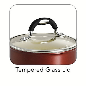 Tramontina Style 01 Pizza Pan Ceramica 12.5-Inch Metallic Copper, 80110/053DS