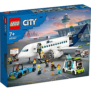 BRICKCOMPLETE Lego City 60367 Passenger Plane & 30639 Dog Park and Scooter Set of 2