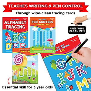 Learnabee Toys for 3 Year Old Boys/Girls | Gift for 3 Year Old Kids | Board Books and Fun Activities | Learning and Educational Toys & Games (1 Box Set)