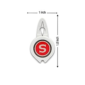 SINGER Sewing Needle Threaders with Built-in Thread Cutter, Set of 2