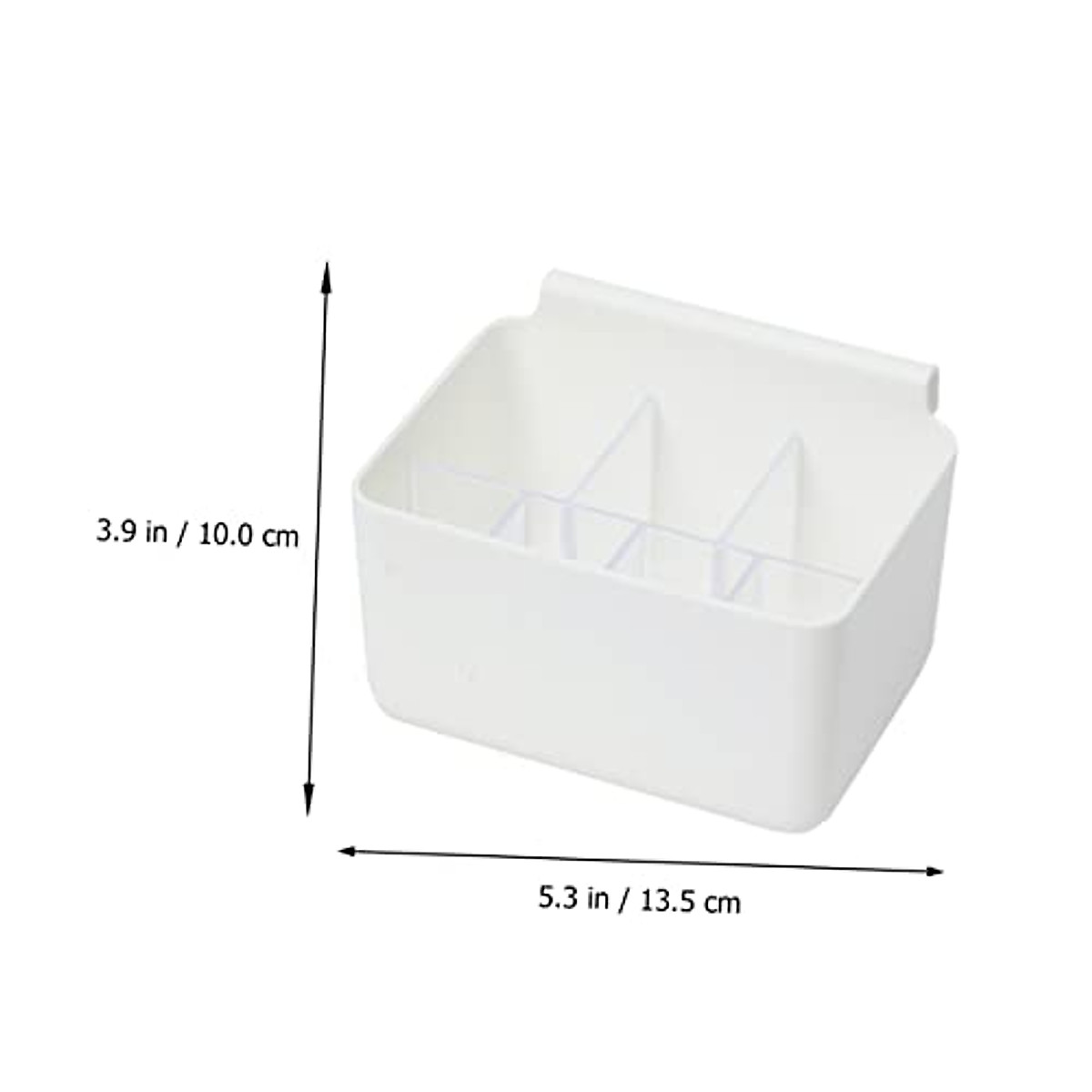 Veemoon 3pcs box Shelf White Hanging Containers Counter Kitchen Slide Refrigerator Food Snack Pantry Plastic Egg Trays Organization Sauce Seasoning Basket Sorting Cabinet Organizer Clear