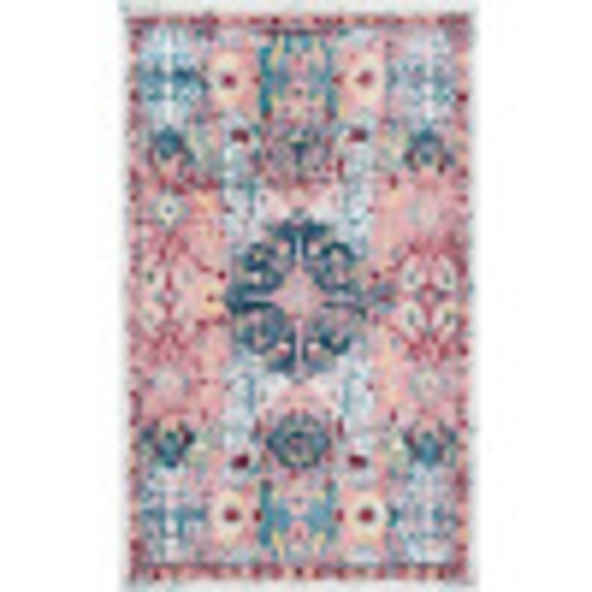 Unique Loom Sumter Collection Area Rug - Aiken (5' x 8' Rectangle, Pink/ Blue)