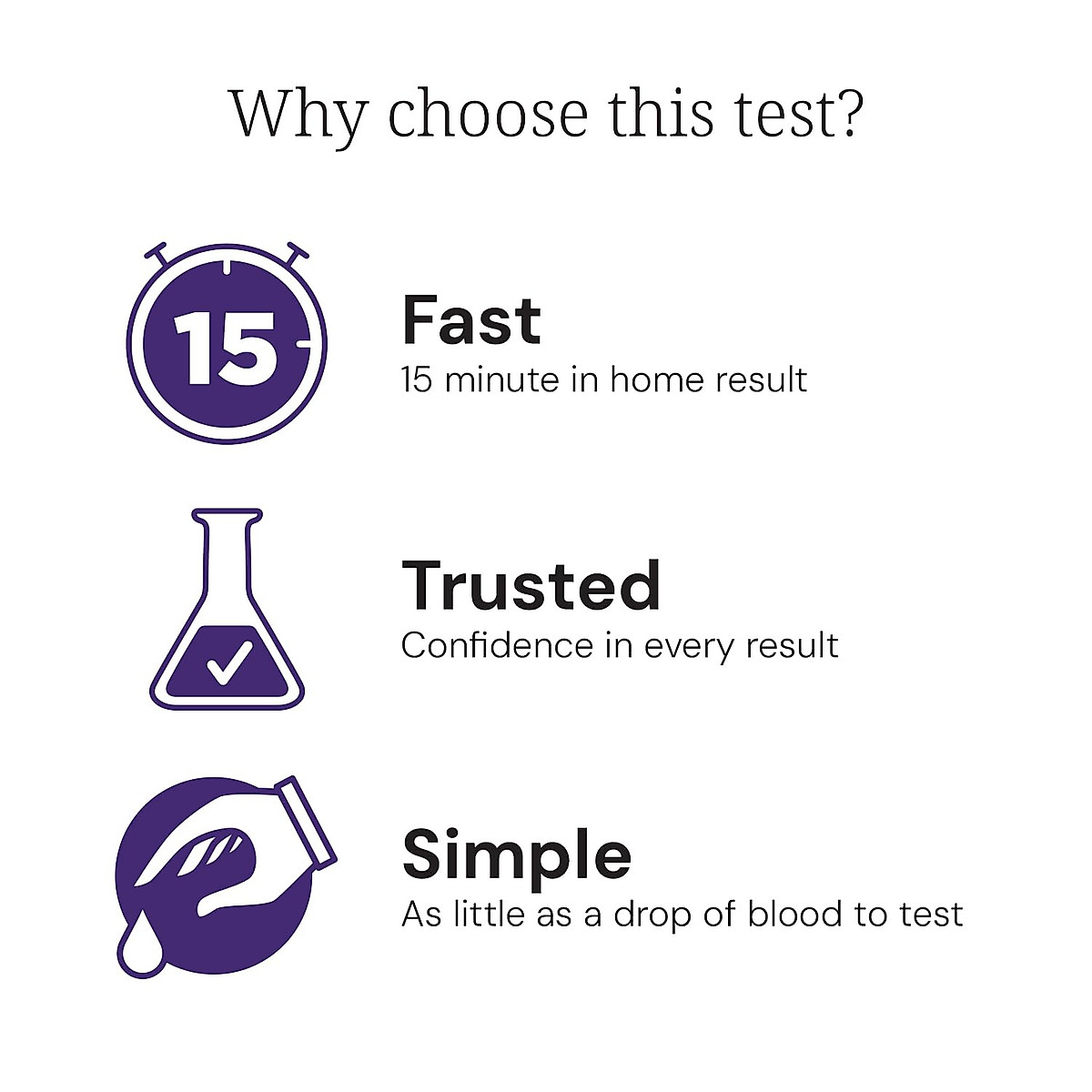 First To Know® Syphilis Test, in Home Fingerstick Blood Test with in Home Result in 15 Minutes, Discrete, Lab Accurate Testing (1 Test)
