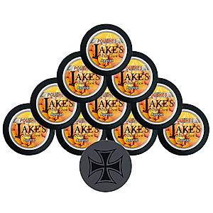 DC Crafts Nation Skin Can Cover Iron Cross with 10 Cans Jake's Mint Chew Apricot Pouches