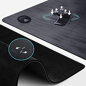 IUGA Pro Yoga Mat Non Slip Hot Yoga Mat Anti-tear Exercise Mat Eco Friendly Yoga Mats with SGS Certified Material Free Carrying Strap Included