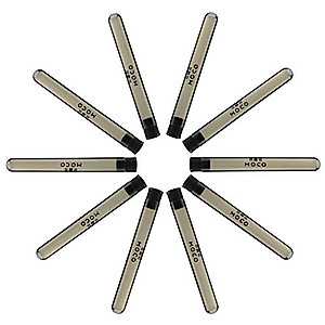 MOCO 10 Pieces Cigarette Storage Tubes, Airtight Smell Proof Odor Sealing Pre-Roll Tubes, Plastic Cigarette Travel Containers, 5.30inch 135mm Fits King Size