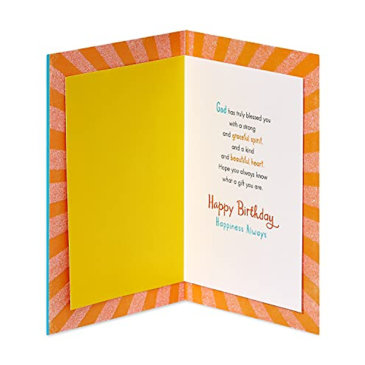 American Greetings Religious Birthday Card (Made You Special)