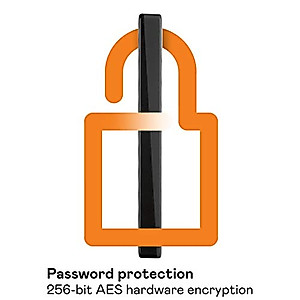 Western Digital 4TB My Passport Portable External Hard Drive with backup software and password protection, Black - WDBPKJ0040BBK-WESN