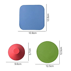 3 set of HengKe Jar Gripper, 9 Pieces Multi-Purpose Reusable Rubber Gripper Jar Opener Gripper Rubber Jar,Gripper Pads Round Kitchen Coasters Multi-Purpose Bottle Lid Openers Fit for Most Bottles