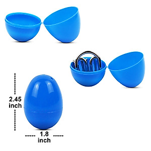 JOYIN 18 Pack Easter Eggs Filled with Metal Brain Teaser Puzzle Set for Easter Kids Party Favors, Puzzle Games, Egg Hunt Game, Basket Stuffers Fillers, Classroom Prize Supplies