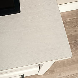 Sauder Summit Station Credenza TV Stand with Storage, L: 58.50" x W: 17.48" x H: 29.02", Glacier Oak Finish