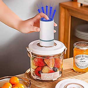 EsaSam Vacuum crisper electric suction sealed tank multigrain storage tank kitchen refrigerator drain food storage box