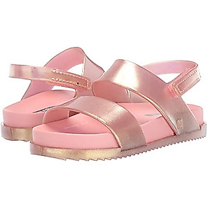 Mini Melissa Baby-Girl's Mini Cosmic Sandal Slipper, Rose Gold, 5 Medium US Toddler