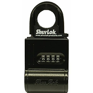 ShurLok SL-170 Lock Box Lever Grip For Key Storage Combination Lock Box, Black