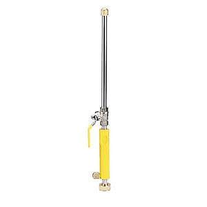 Washer Spray Head, Spray Rod, with Switch Valve Washer Nozzle, Long Distance Car Cleaning Tool for Garden Irrigation(Yellow)