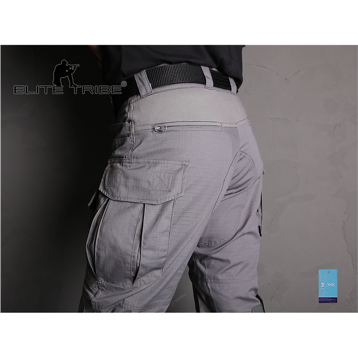 Emerson Airsoft Hunting Tactical Pants Combat Gen3 Pants with Knee Pads (US, Alpha, Large, Regular, Regular, Wolf Gray)