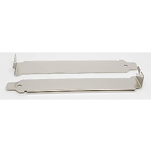 Pc Accessories - Connectors Pro 10-PK PC Computer Back Slot Cover 12cm Height & 2cm Width, PCI L Blank Stainless Steel Bracket, 10-Pack