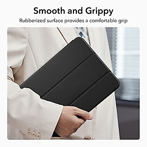 ESR for iPad 10th Generation Case, iPad 10th Folio Case (2022, 10.9 Inch), Convenient Magnetic Attachment, Two-Way Trifold Stand, Lightweight Protection, Rebound Series, Black