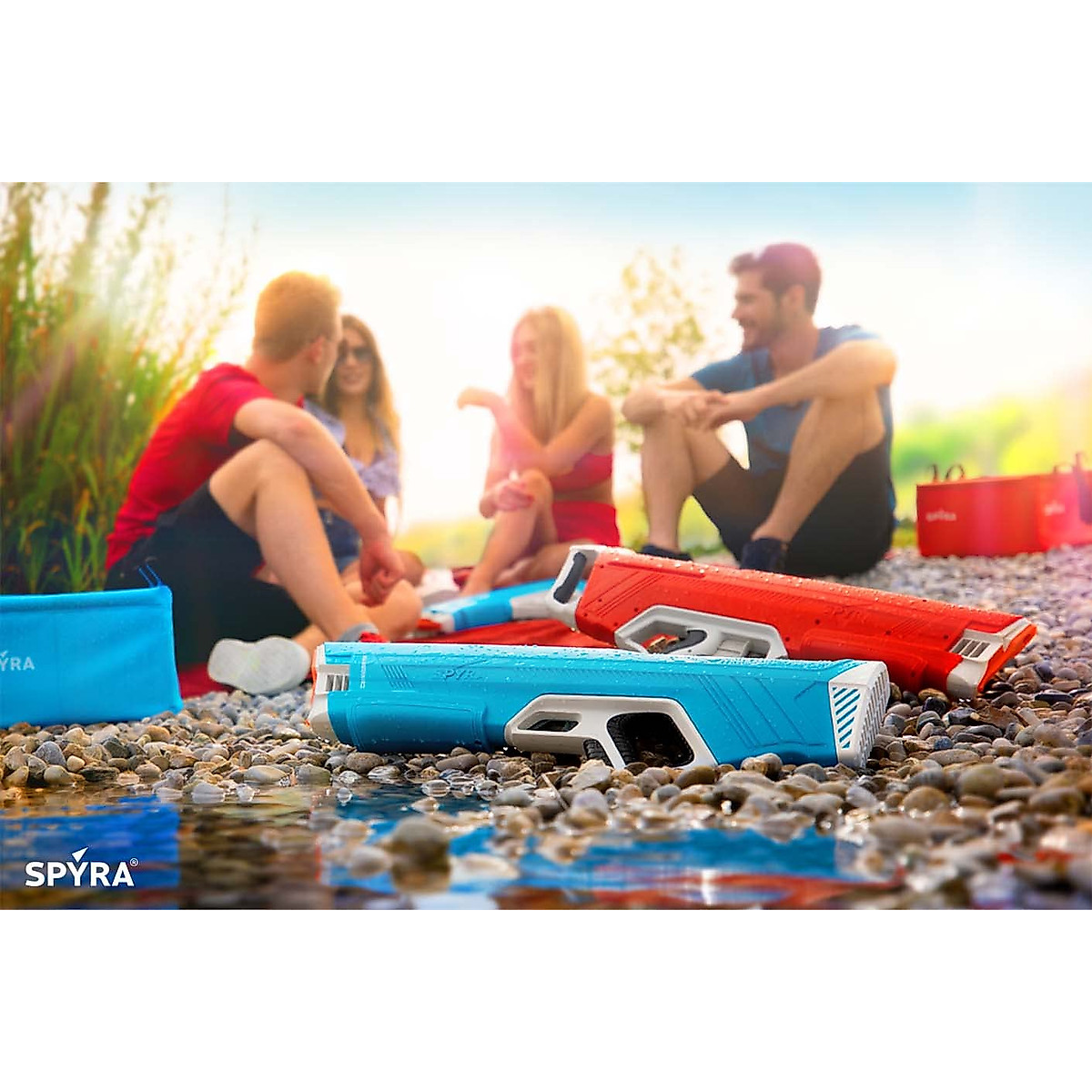 SPYRA – SpyraTwo WaterBlaster Blue – Automated & Precise High-End Premium Electric Water Gun