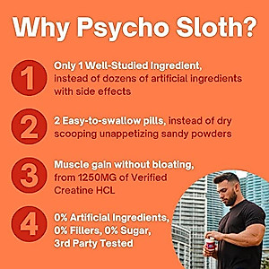 Creatine HCL Pills - Muscle Growth, Endurance, No Bloat, No Load, Not Flavored | Monohydrate Micronized Alternative, Creatine for women and men, Vegan, No Powder, Gummy, Tablets Creatina, 150 Capsules