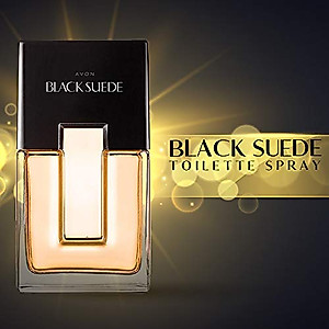 Avon Black Suede for Men Eau De Toilette Spray - 3.4 Ounce