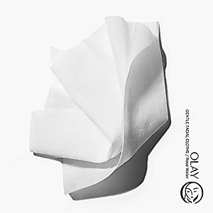Olay Cleanse Makeup Remover Cleansing Face Wipes, Daily Facial Towelettes, Rose Water, 25 Count, 3 Pack.