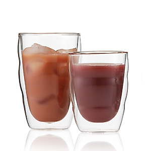 BODUM Pilatus Double, 2 Count (Pack of 1), Transparent, 8