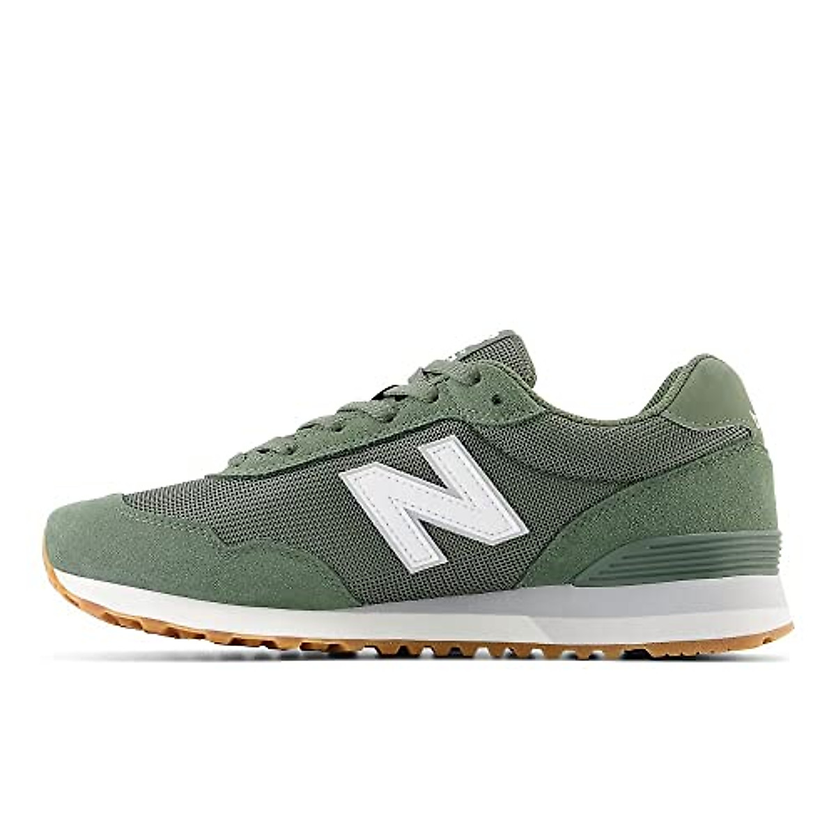 New Balance Men's 515 V3 Sneaker, Deep Olive Green/White, 8.5