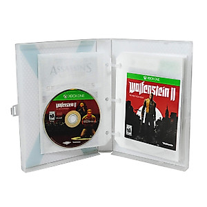 UniKeep Disc Storage Case Printed With Xbox Styled Theme - Holds Game Discs (Small)