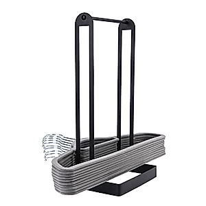 Hanger Organizer Stacker, Stainless Steel Hanger Rack, 110 Wire Hanger Holder Stand, Clothes Hanger Storage for Closet Laundry Room