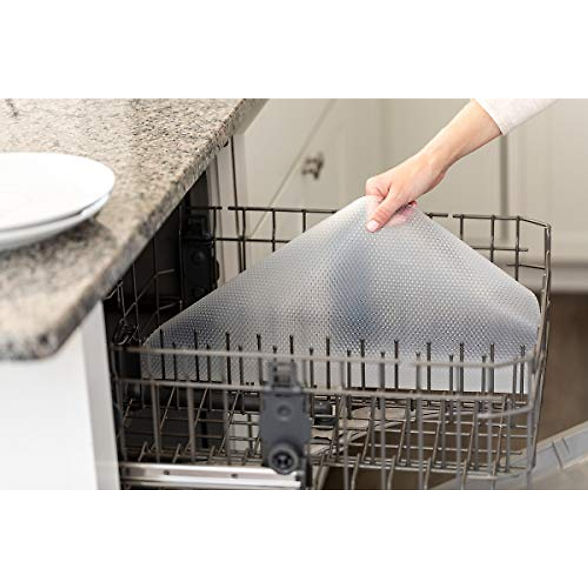 Duck Brand Clear Classic Easy Liner Shelf Liner, Non-Adhesive, Clear, 12 Inches x 20 Feet