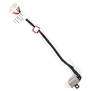KBR DC-in Power Jack Cable for Dell Inspiron 15-5000 5551 5552 5555 5557 5558 5559, Inspiron 14-5458 5459 5455 5452 P51F P64G DC30100UD00, Vostro 3458 3558 3559 P65G 3559 17-5000 5755 Laptop