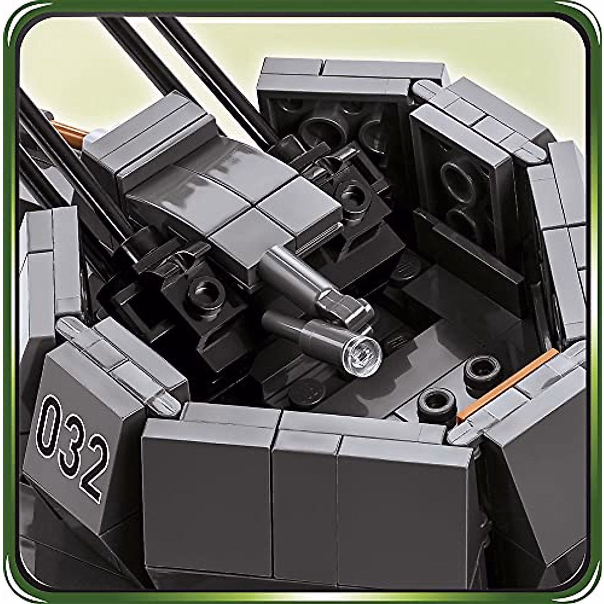 590 Pcs Historical Collection WWII /2548/ Flakpanzer Iv Wirbelwind