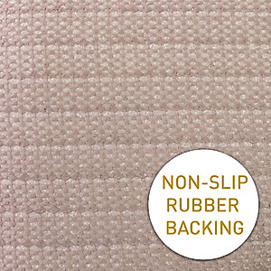 Sweet Home Collection Chair Cushion Memory Foam Pads Tufted Slip Non Skid Rubber Back U-Shaped 17" x 16" Seat Cover, 2 Count (Pack of 1), Denim Blue