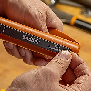 Smith's 50603 Lawn Mower Blade Shop Essentials Sharpener, Orange