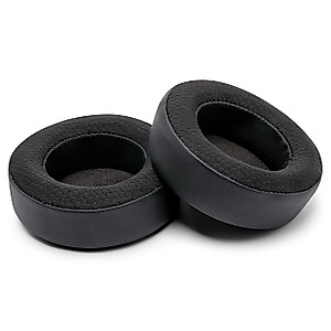 WC Freeze Virtuoso - Hybrid Fabric Cooling Gel Replacement Earpads for Corsair Virtuoso Gaming Headset, Made by Wicked Cushions, Improved Durability, Thickness and Sound Isolation | Black